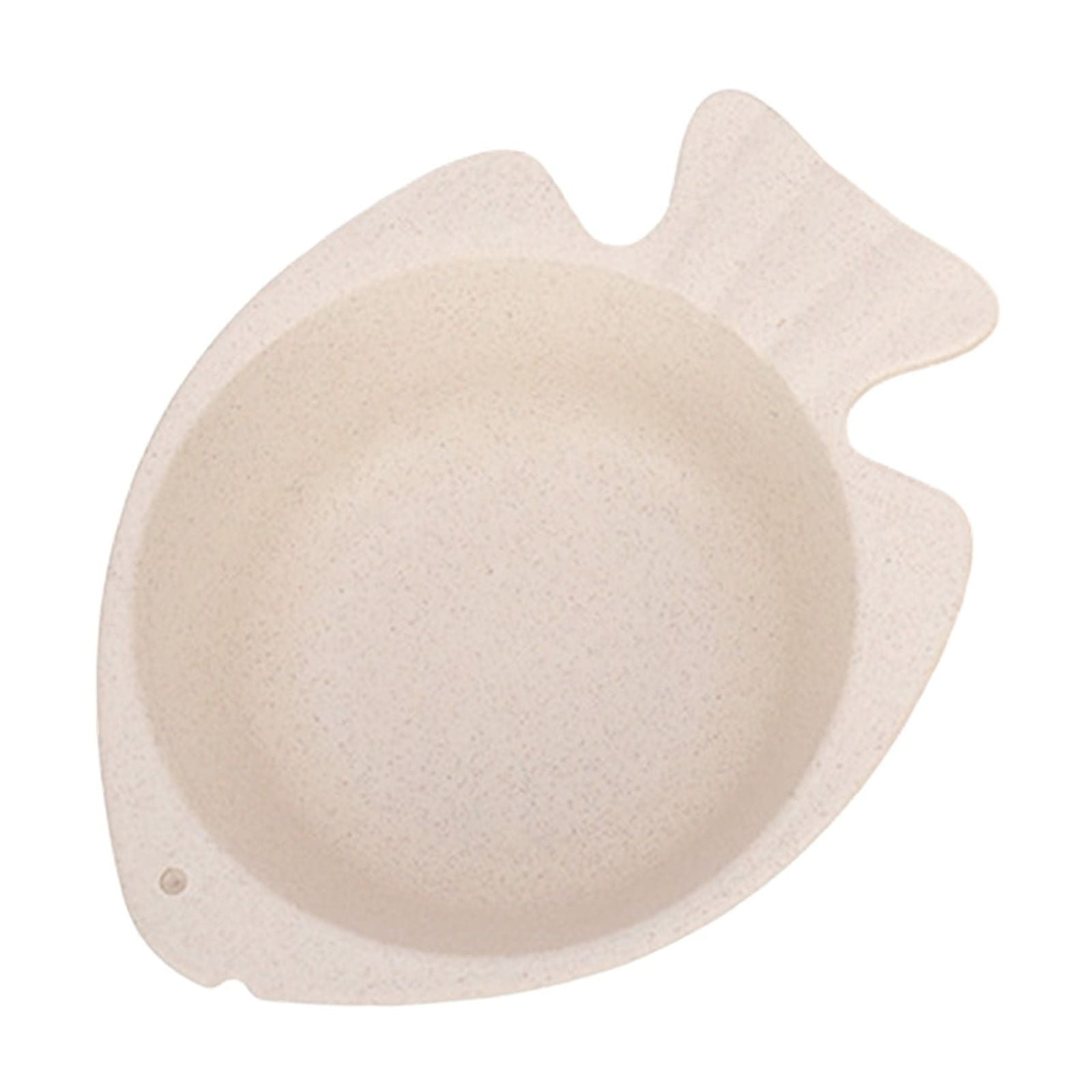 JeashCHAT Plastic Bowls Wheat Straw Bowls Cute Small Fish Shaped Bowl ...