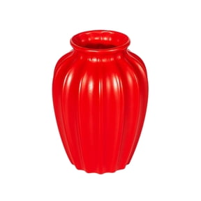 OUNONA Fluted Clear Plastic Vase Hydroponic Vase Decor Unbreakable ...