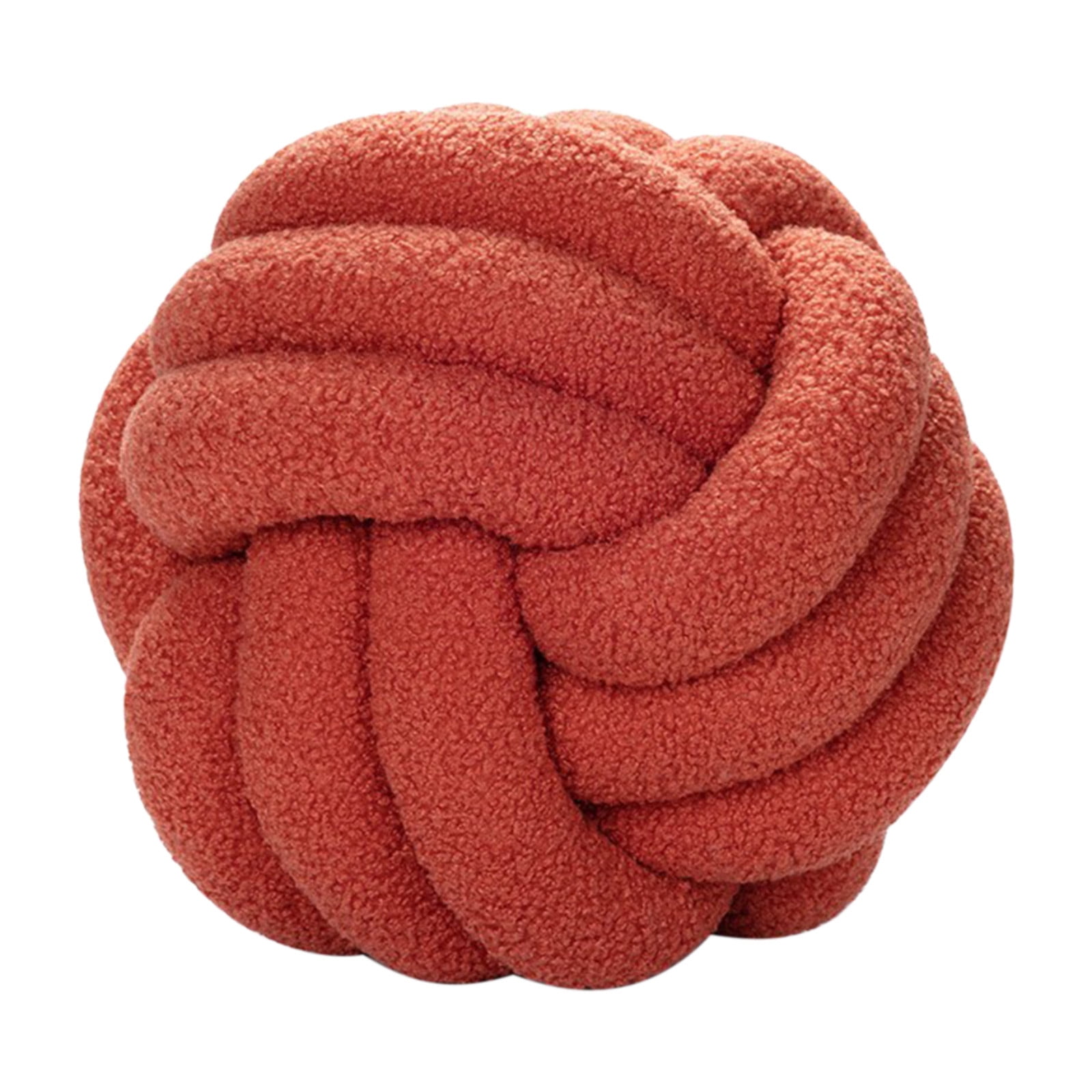 JeashCHAT Plush Knot Ball Pillow, Decorative Throw Pillows Plush Toy ...