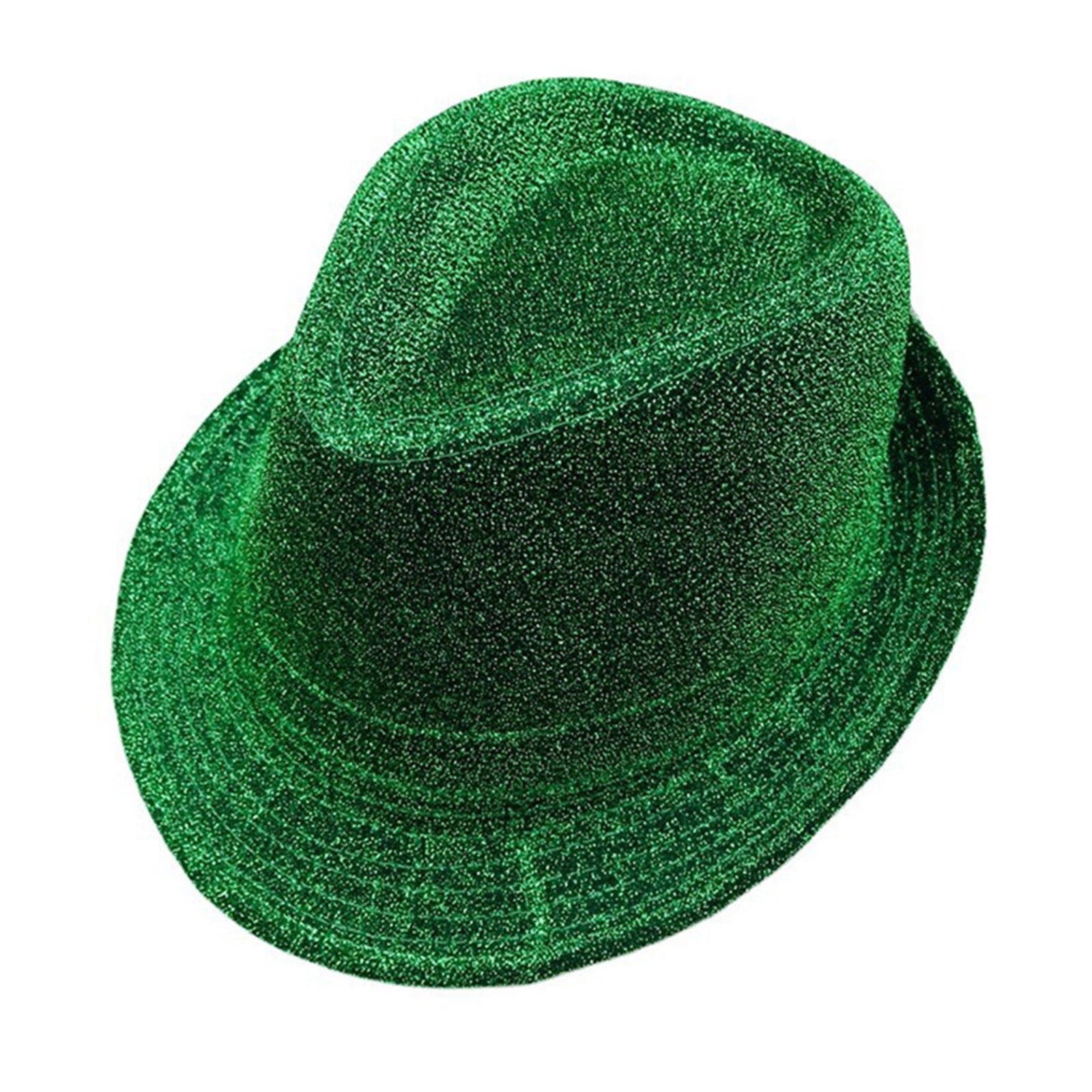 JeashCHAT St. Patrick's Day Green Cowboy Hat for Men Women, Plain Hat ...