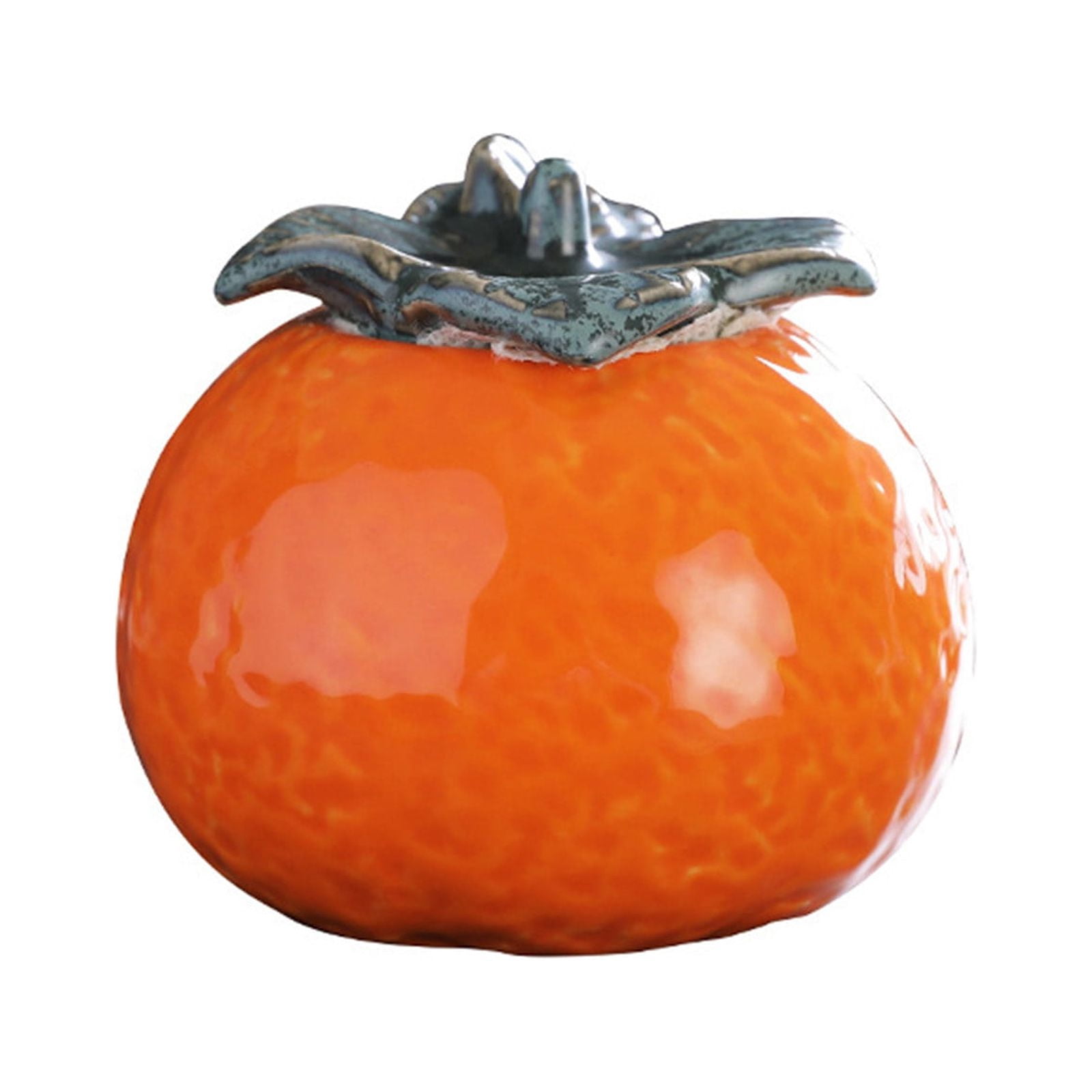 JeashCHAT Tangerine Shape Candy Jar with Cover, Christmas Gifts ...