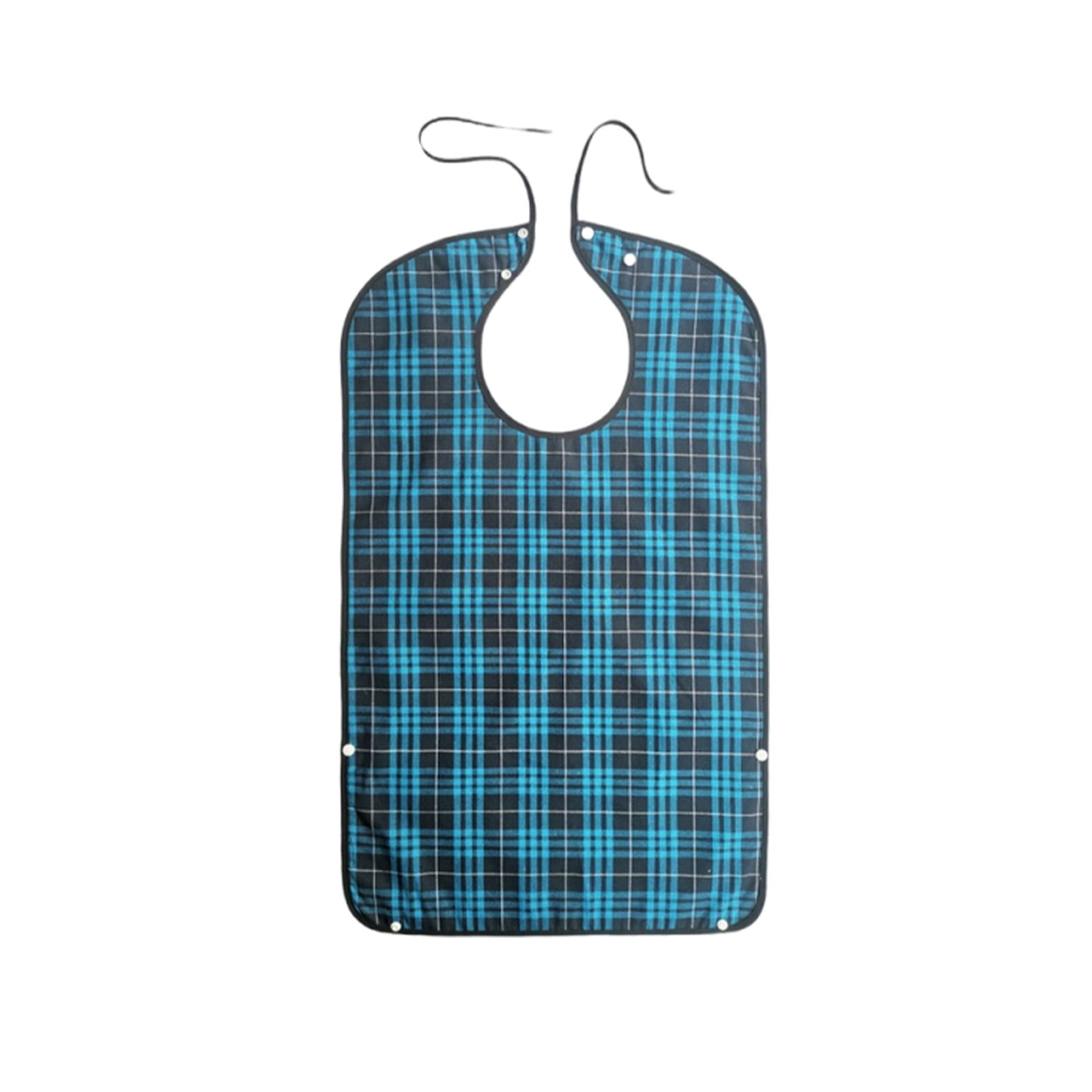 JeashCHAT Unisex Plaid Adult Bibs for Elderly Senior Women Men ...