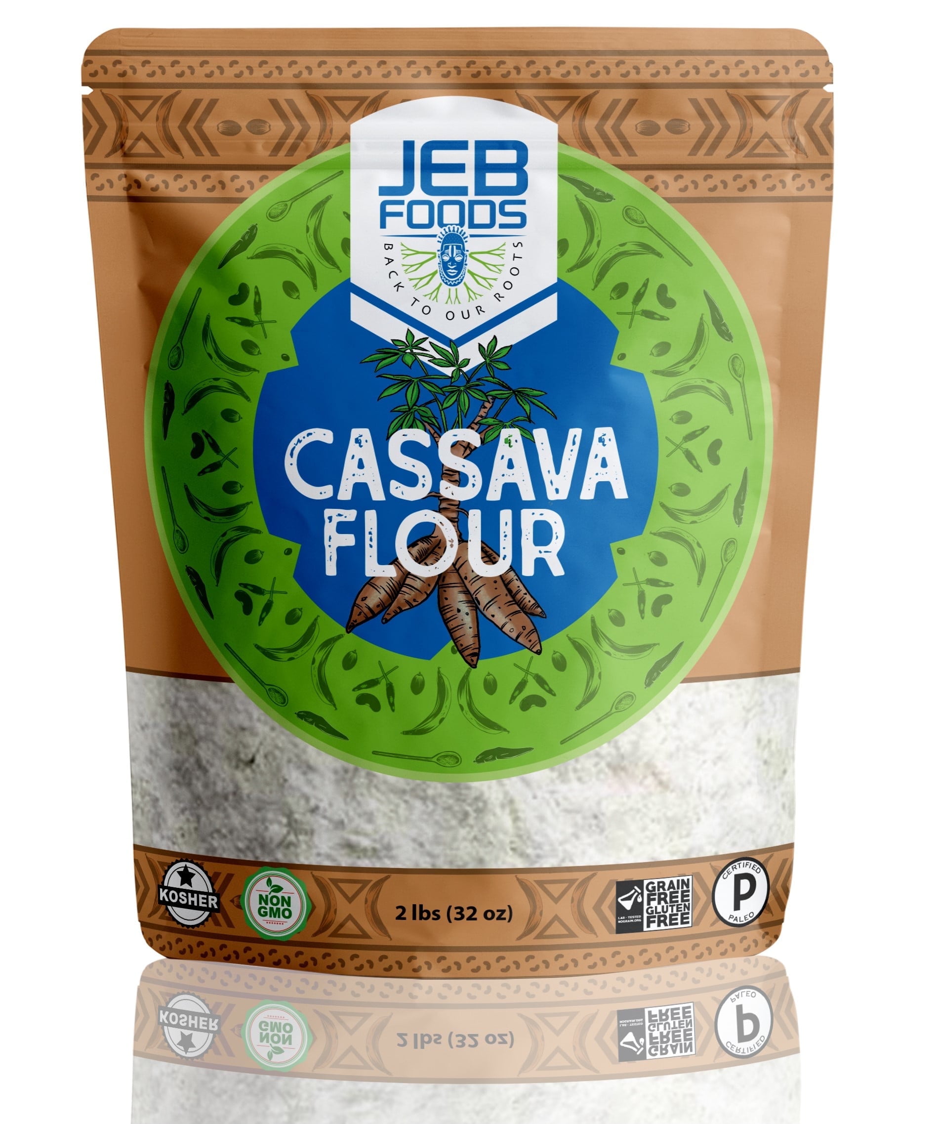 Jeb Foods Harina De Yucca Cassava Flour 4lbs | Vegan, Gluten Free ...
