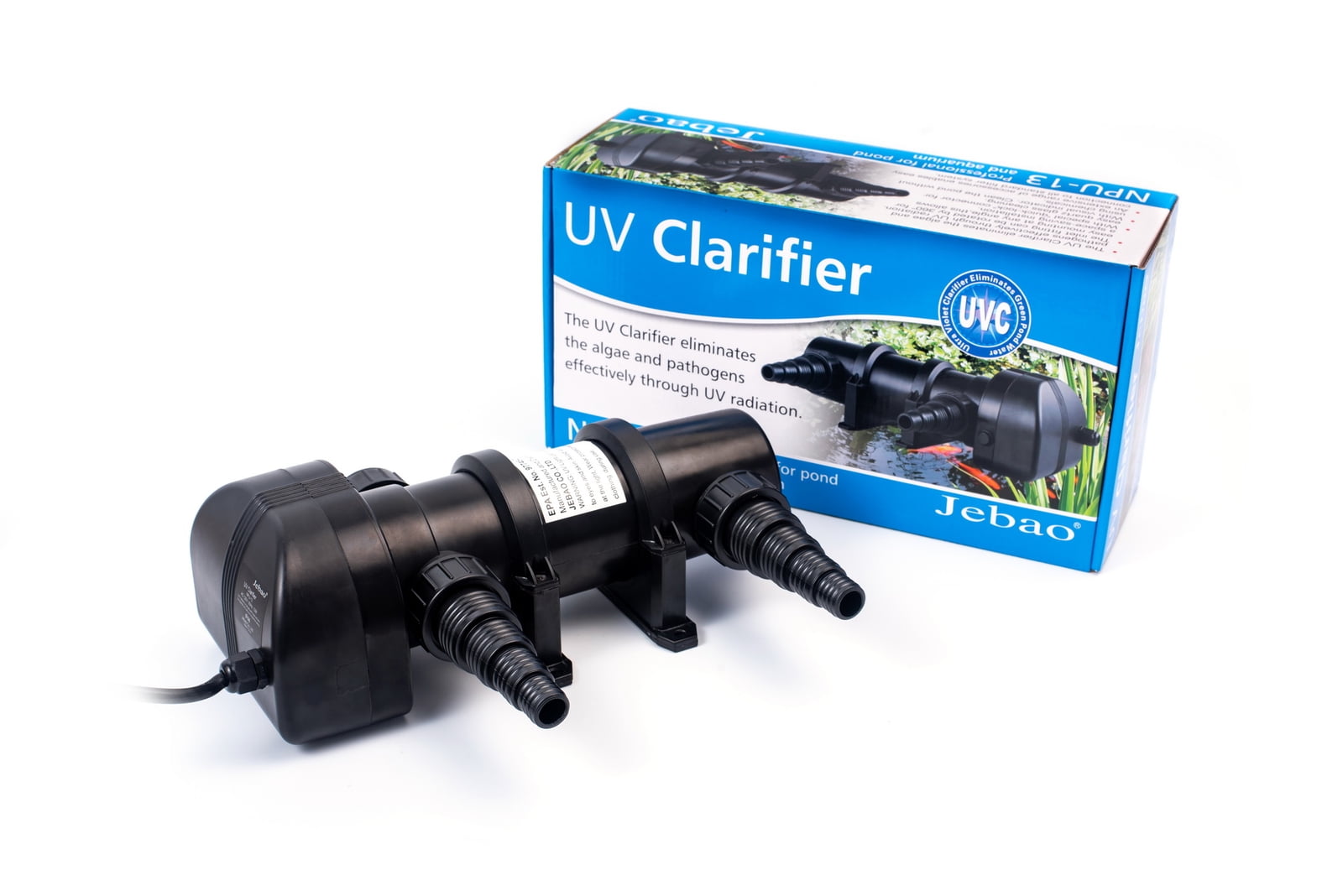 Jebao 24W UV Clarifier Sterilizer Outdoor Waterfall Koi Fish Pond 24 ...