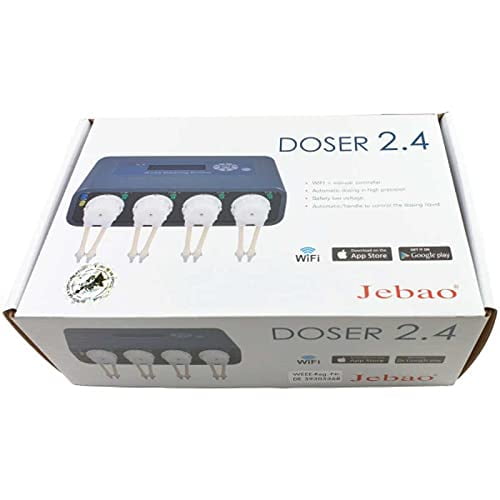 Jebao Doser 2.4 WIFI 4-Channel Auto Dosing Pump for Saltwater Reef ...