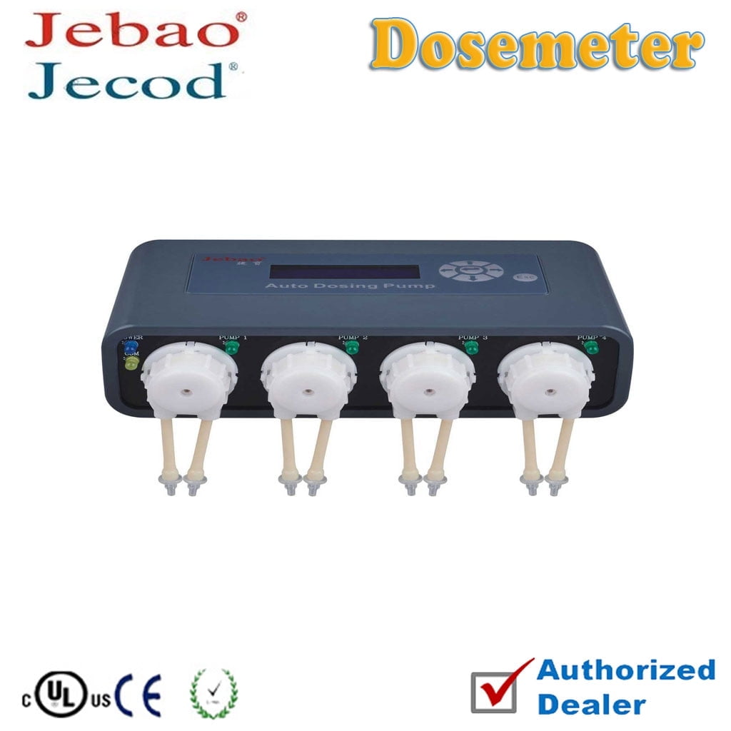 Jebao Doser 2.4 WiFi 4-Channel Auto Dosing Pump for Saltwater Reef ...