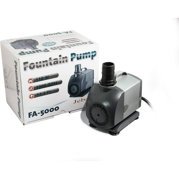 Jebao FA-5000 Submersible Fountain Pump for Hydroponics, Aquaponics ...