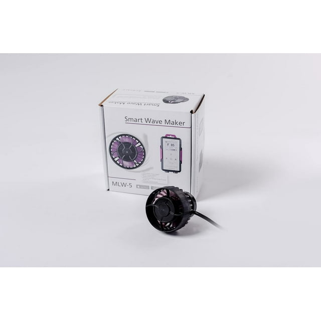 Jebao MLW-5 Smart Wave Maker with LCD Display Controller for Saltwater Tank Magnetic Base ...