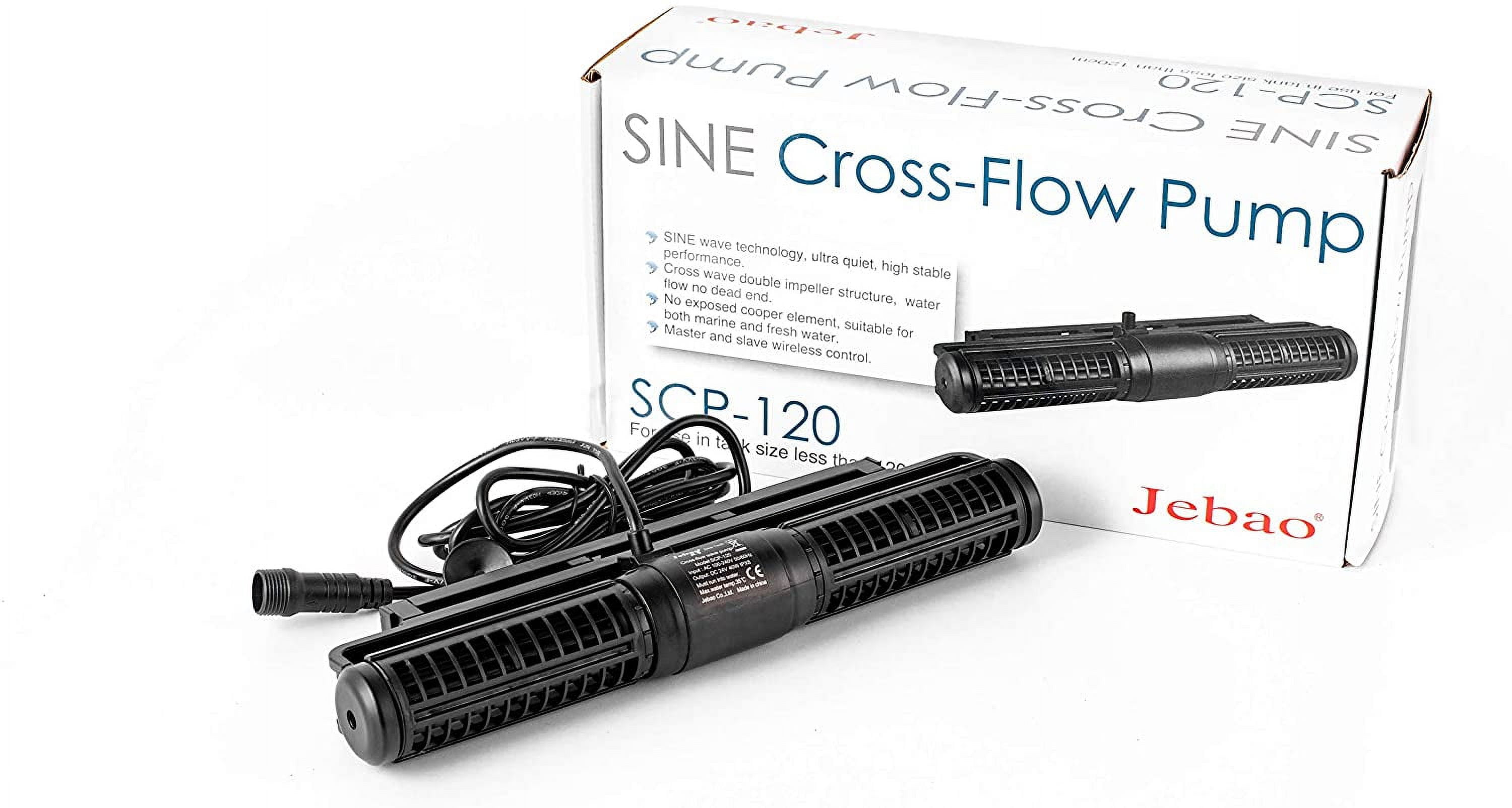 Jebao SCP-120 Sine Cross Flow Pump Wave Maker with Controller - Walmart.com