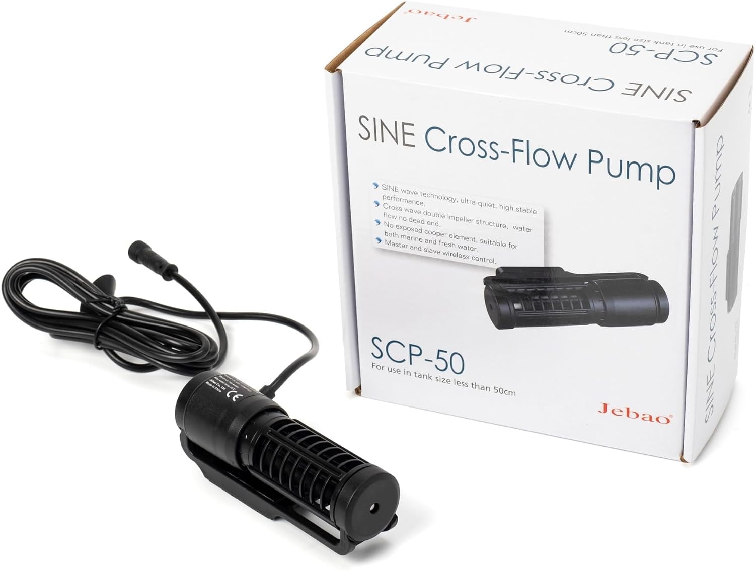 Jebao SCP-50 Sine Cross Flow Pump Wave Maker with Controller for Neno ...