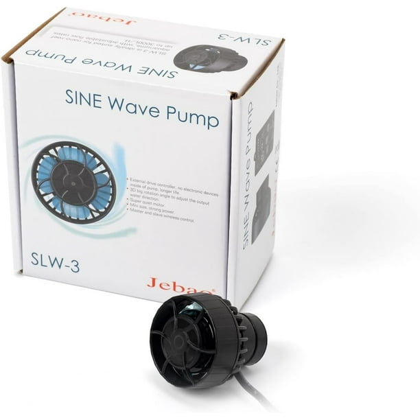 Jebao SLW-3 Wave Maker Flow Pump with Controller for Nano Reef Aquarium, 660GPH - Walmart ...