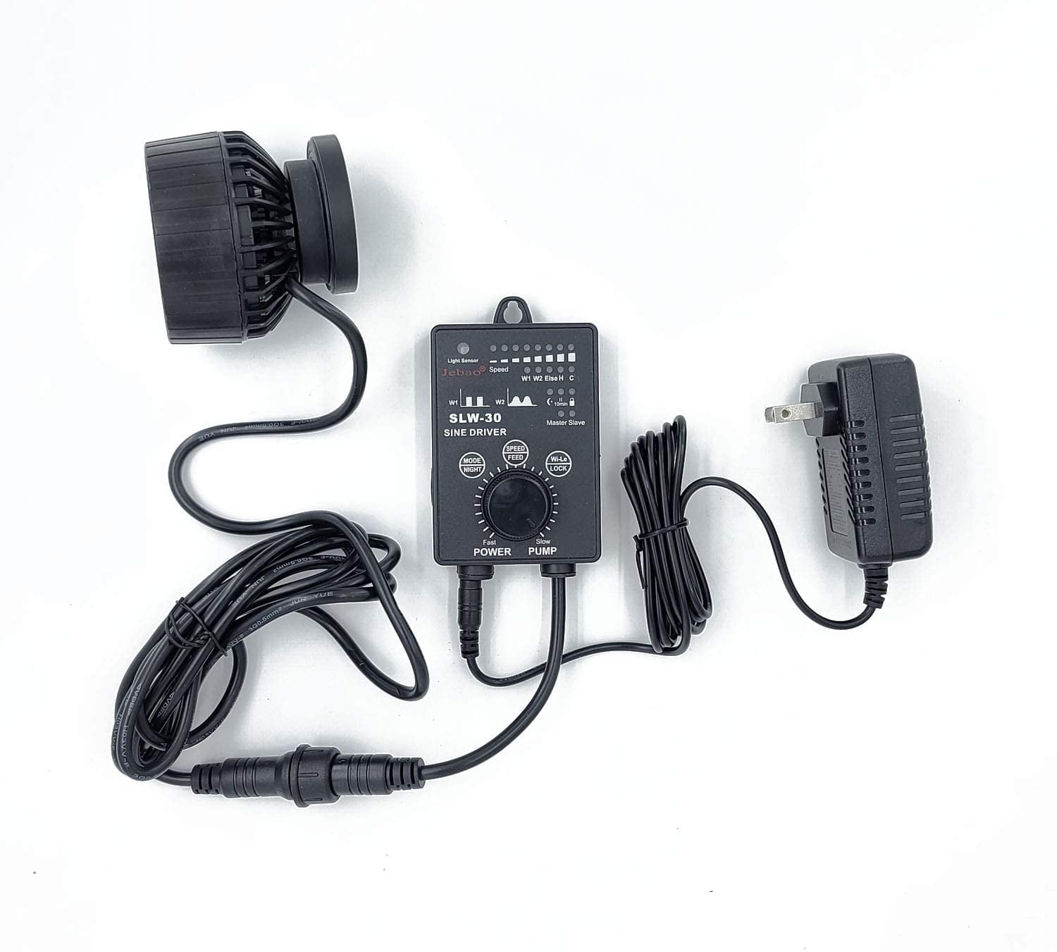 Jebao SLW-30 Compact Wavemaker for Aquarium Reef Fish Tank, 3434gph ...