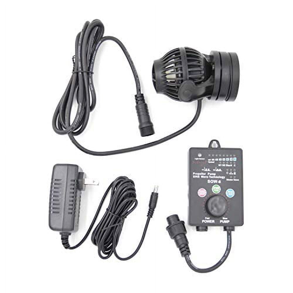 Jebao SOW Wave Maker Flow Pump with Controller for Marine Reef Aquarium (SOW-8), Black - Walmart.com