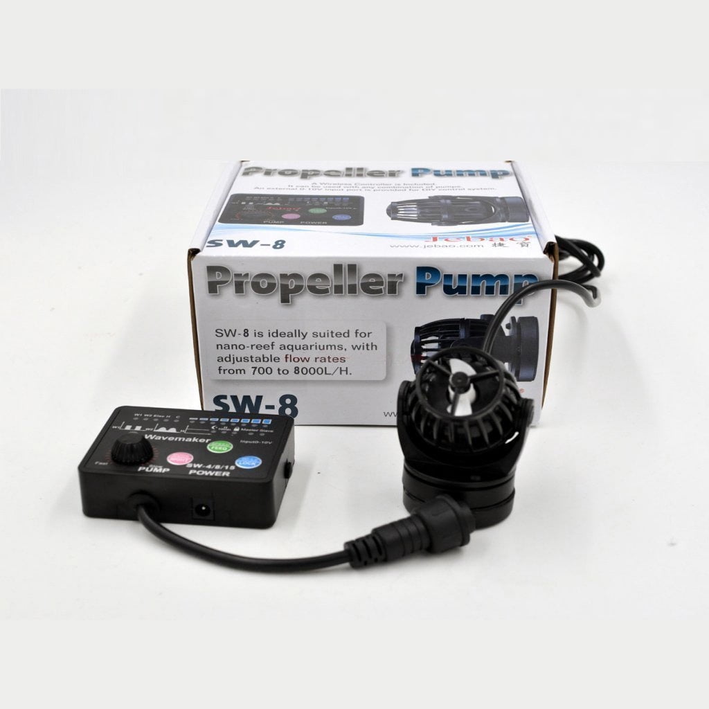 Jebao SW-8 Propeller Water Pump Wavemaker with Controller and Magnet ...