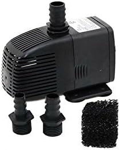 Jebao WP-3000F Submersible, Hydroponics, Aquaponics, Fountain Pump 790gph, 70-watt - Walmart.com
