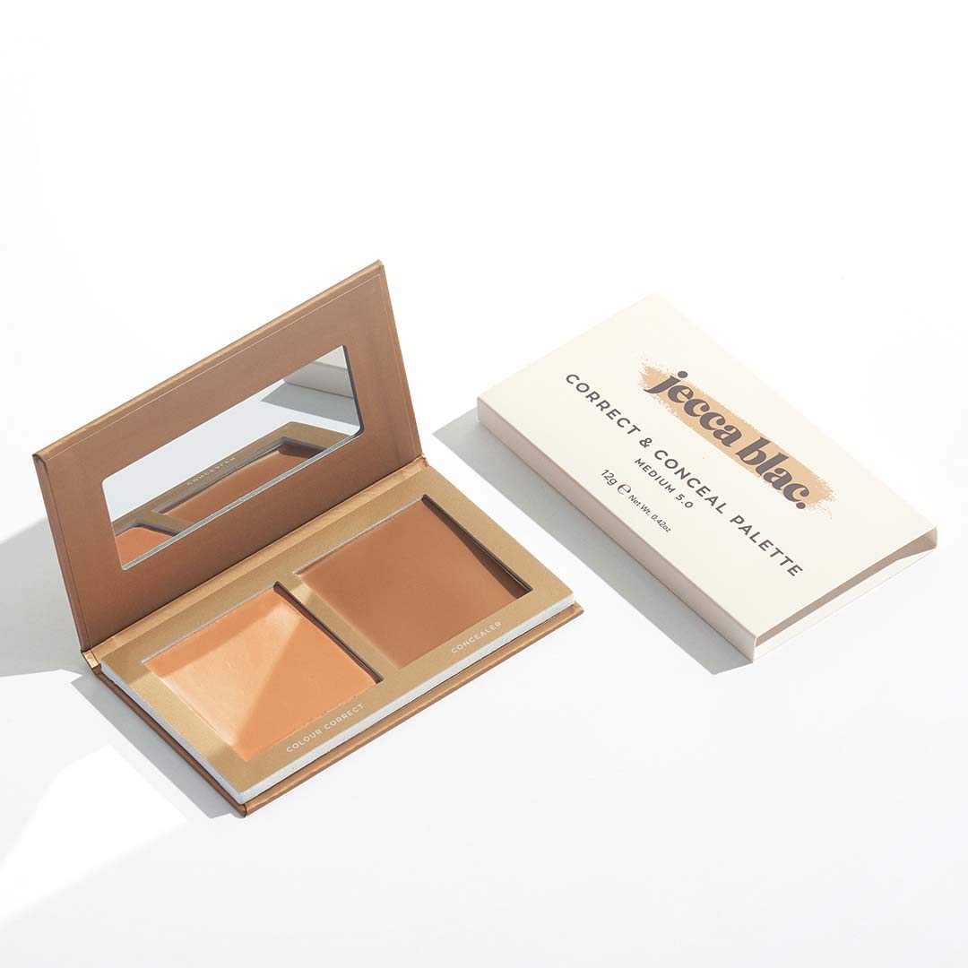 Jecca Blac Correct and Conceal Medium Coverage Palette, Lightweight ...