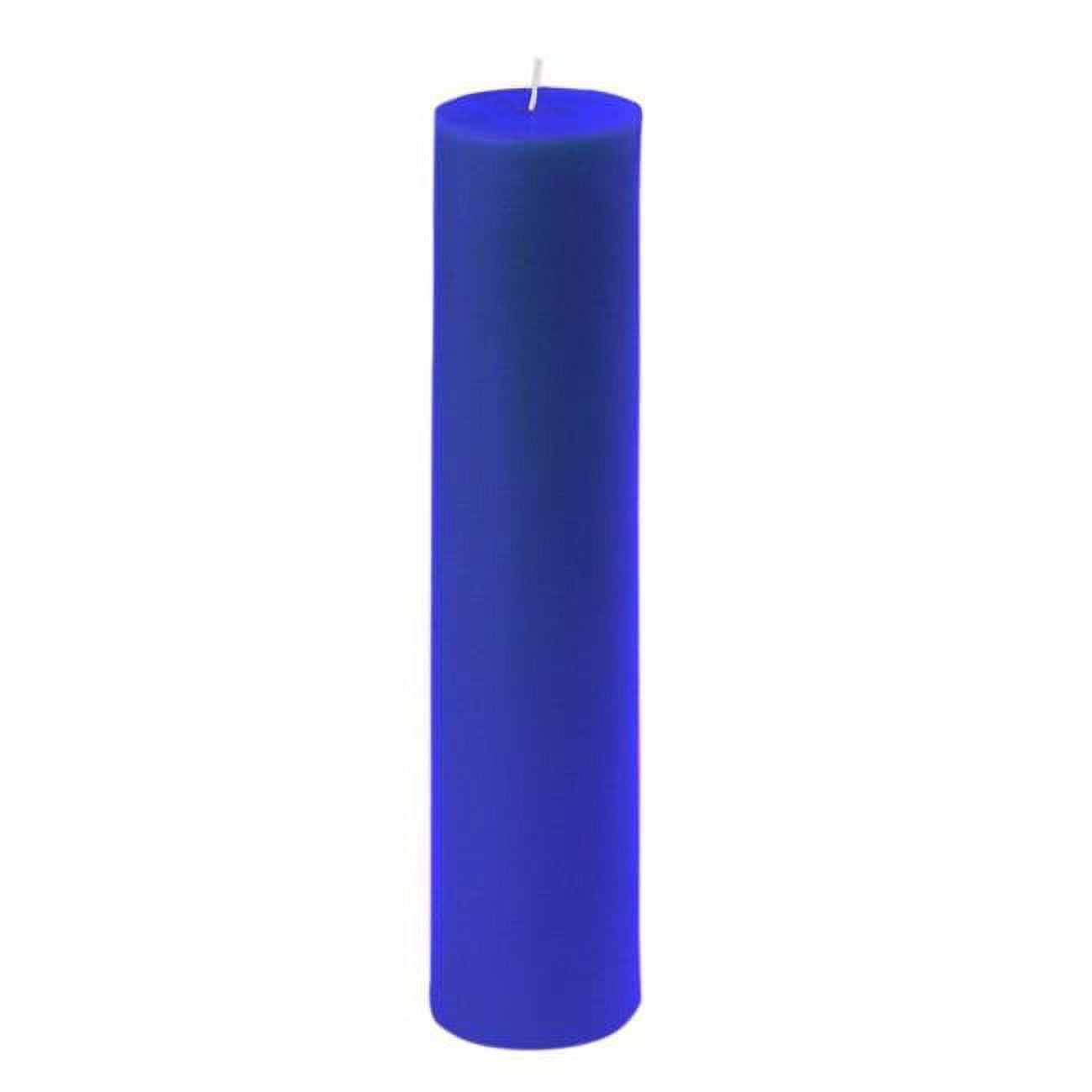 Jeco 2 x 9 in. Blue Pillar Candle - Walmart.com
