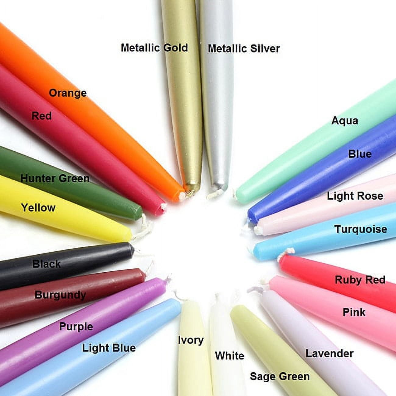 Jeco 6-inch Taper Candles (Case of 144) - Walmart.com
