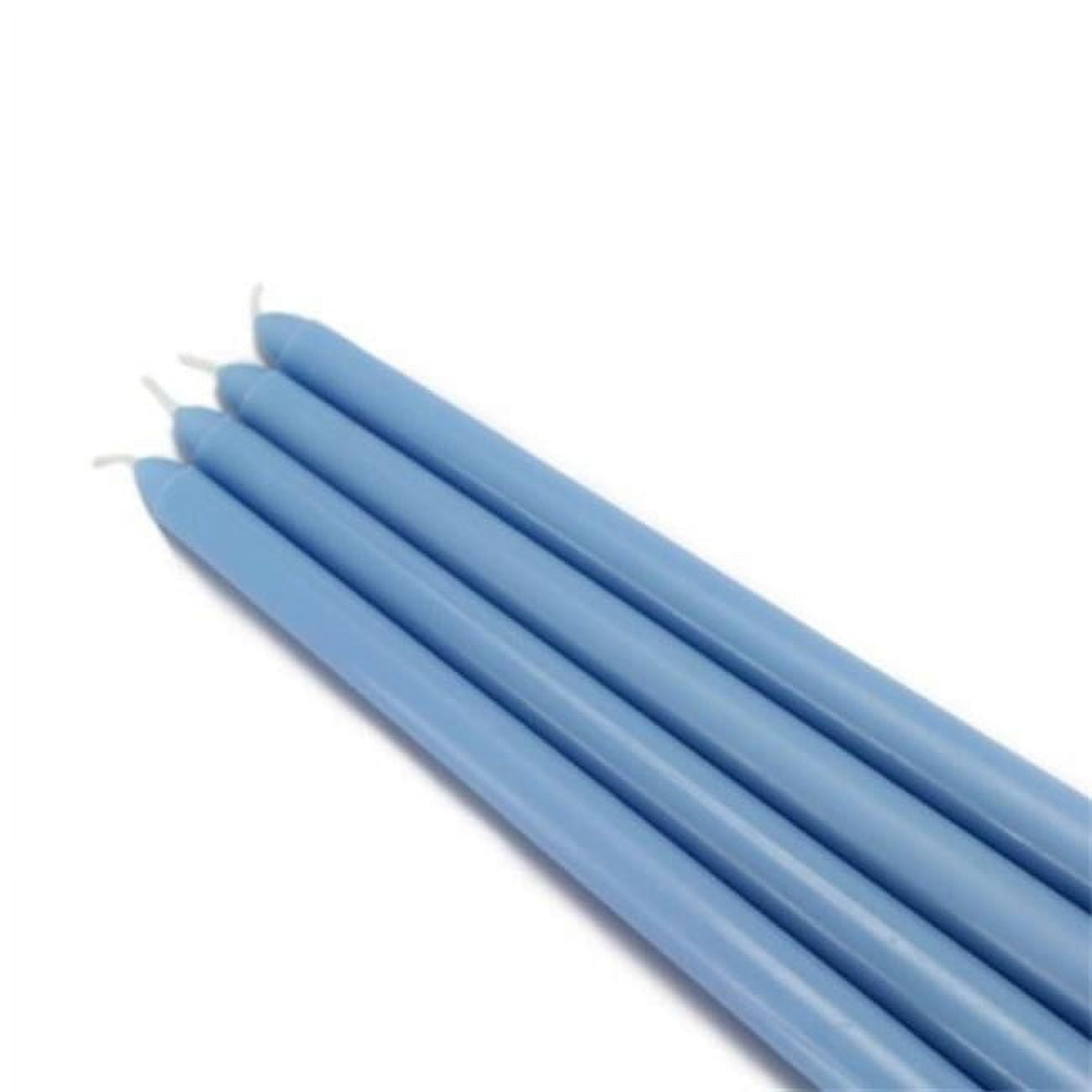 Jeco CEZ-075-12 12 in. Taper Candles, Light Blue - 144 Piece - Walmart.com