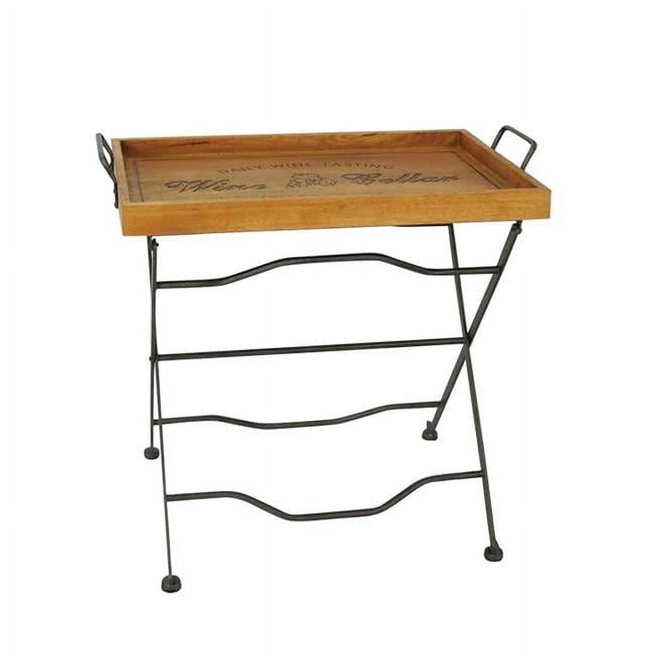 Jeco F-AT001 Wooden Rectangular Folding Tray - Walmart.com