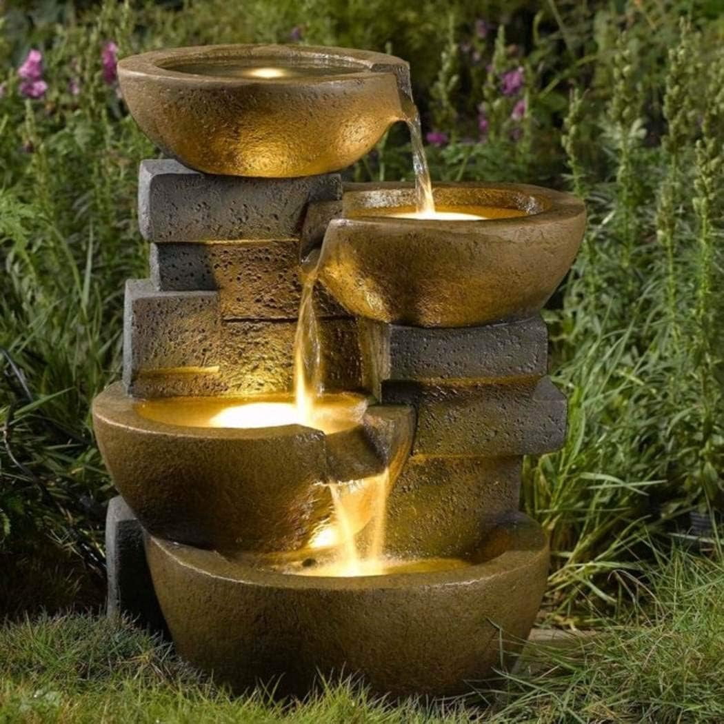 Jeco Inc. Pots Water Fountain with Led Light - Walmart.com
