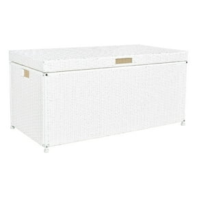 White Wicker Storage Benches for Home Organization and Style