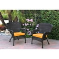 Jeco Windsor Resin Wicker Outdoor Patio Arm Chair - Set of 2 - Walmart.com