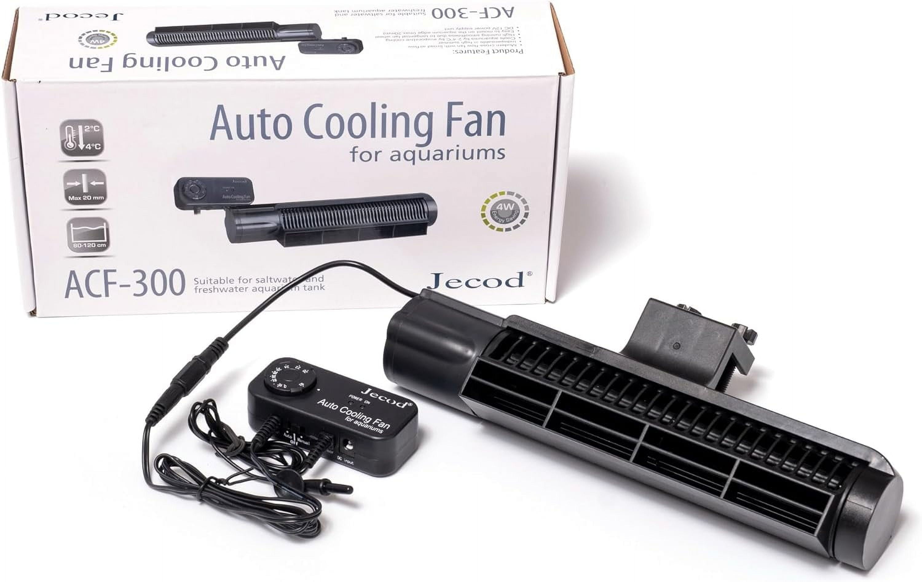 Jecod ACF-300 Auto Cooling Fan for Aquarium Fish Tank, 4w - Walmart.com