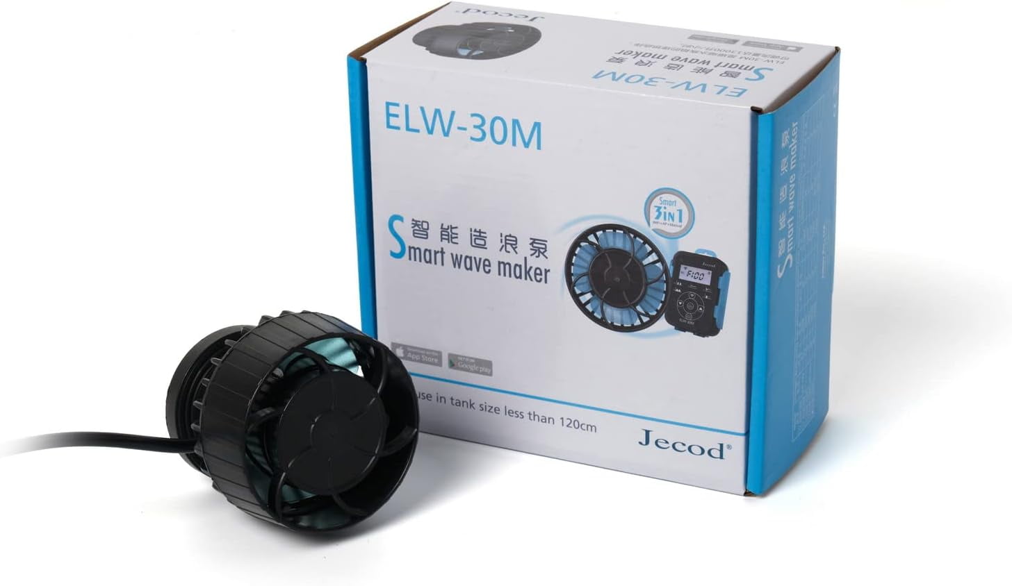Jecod ELW Smart Wave Maker Circulation Pump with Magnetic Base (ELW-30M, 3434GPH) - Walmart.com