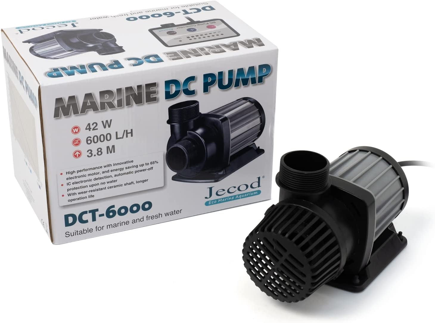 Jecod/Jebao DCT Marine Controllable Water Pump (DCT-6000) Grey ...