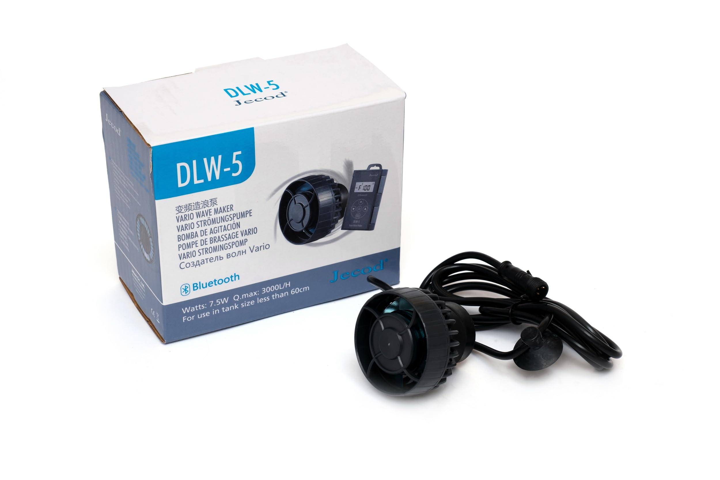Jecod Jebao DLW-5 Bluetooth Submersible Vario Wave Maker, 792GPH ...