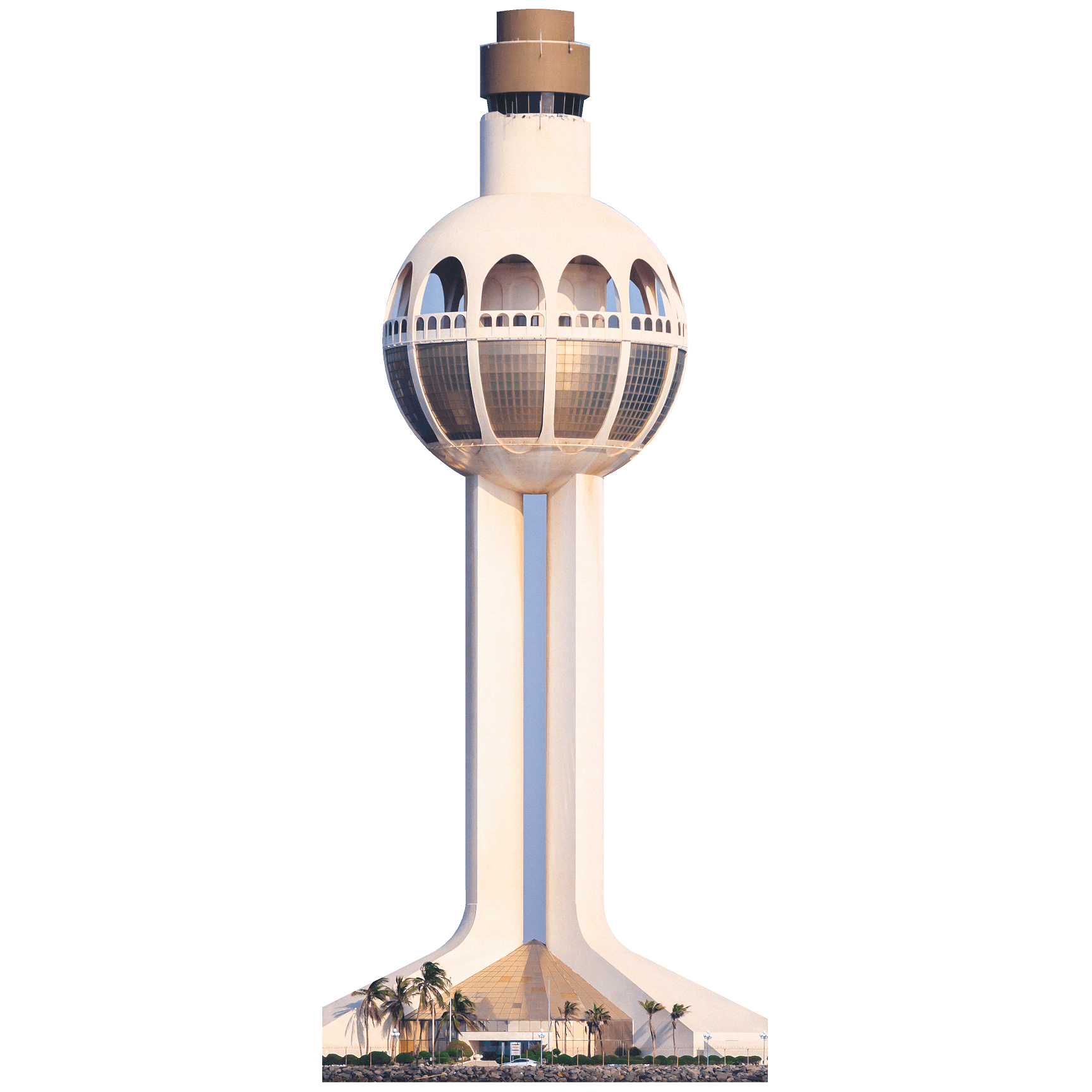 Jeddah Port Control Tower Lighthouse Saudi Arabia Cardboard Cutout ...