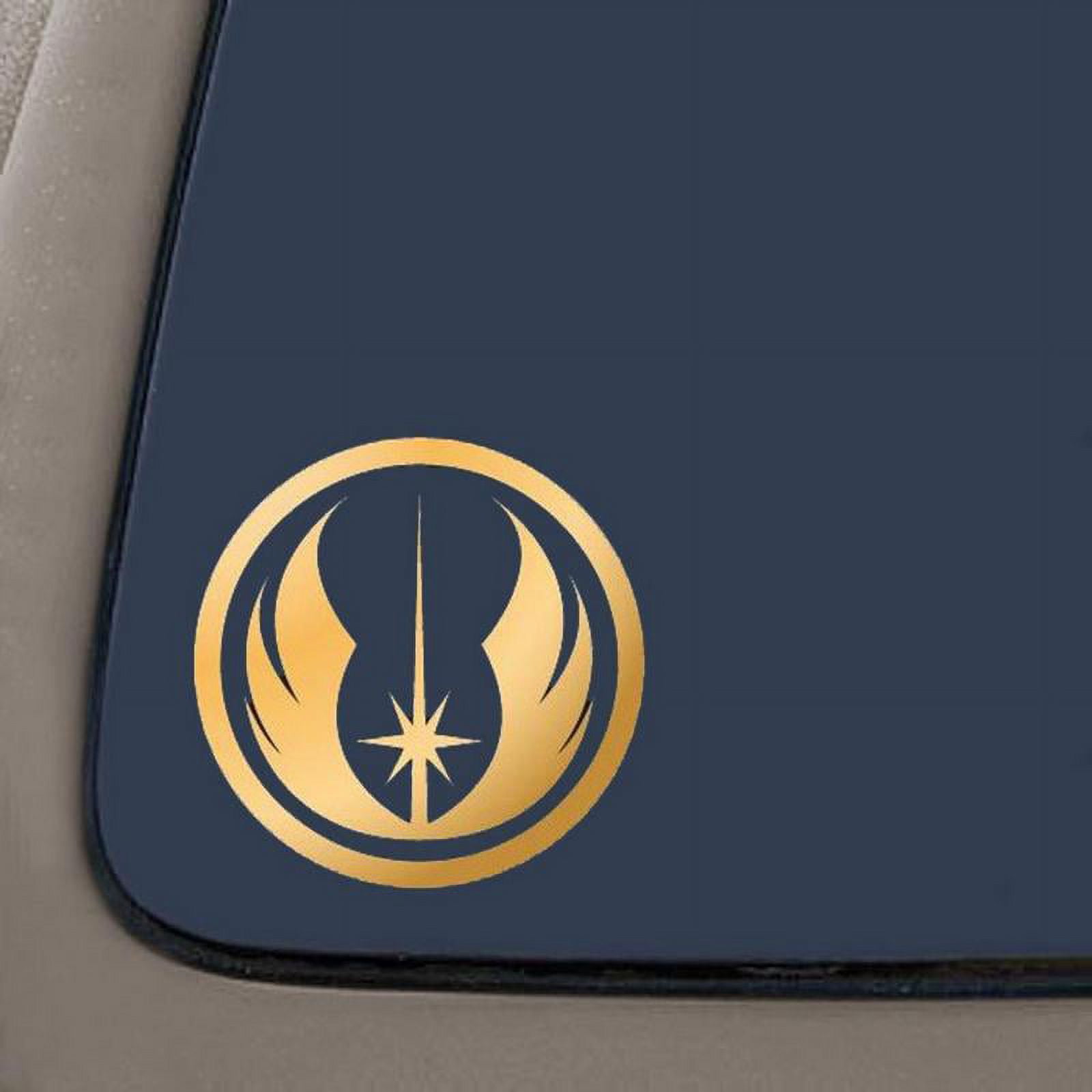 Jedi Order Vinyl Decal Sticker | 5.5-Inches | Gold Vinyl Decal | Car ...