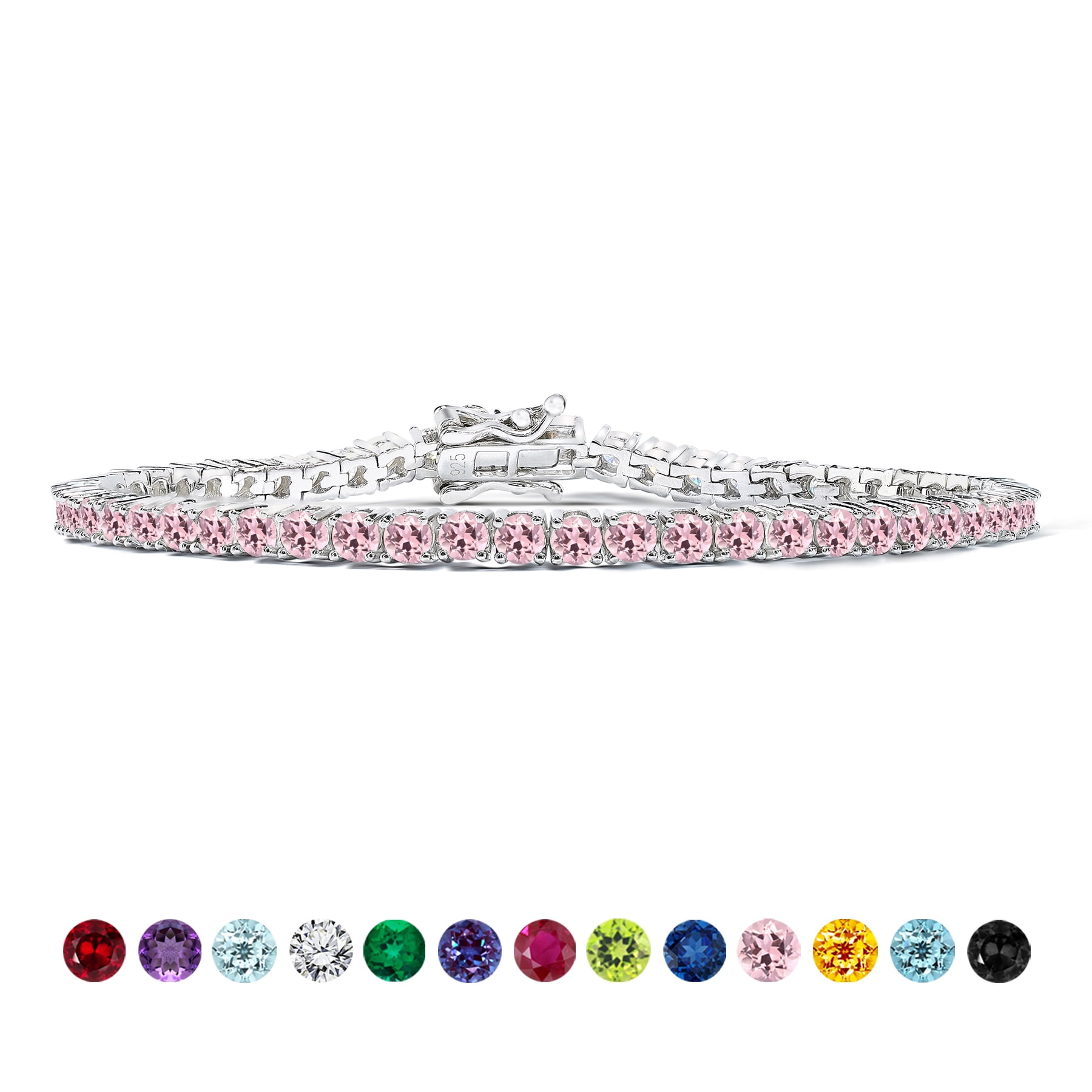 JeenMata Classic 5.5 TCW Round Cut October - Pink Tourmaline ...