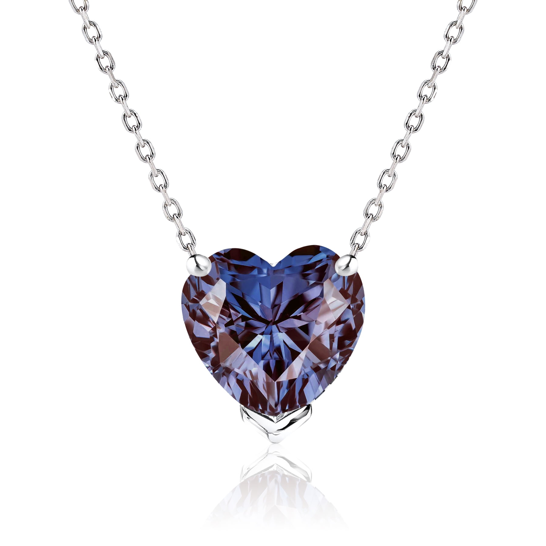JeenMata Gorgeous 2 Carat Heart Cut - Alexandrite - June Birthstone ...