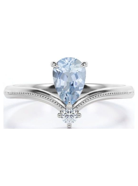 V Shaped Engagement Ring