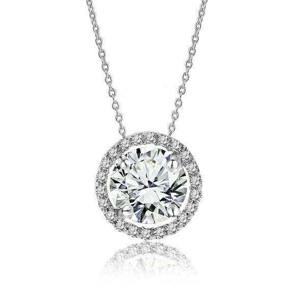 JeenMata 3 Carat April - Cubic Zirconia Birthstone Pear Cut Bezel Set ...
