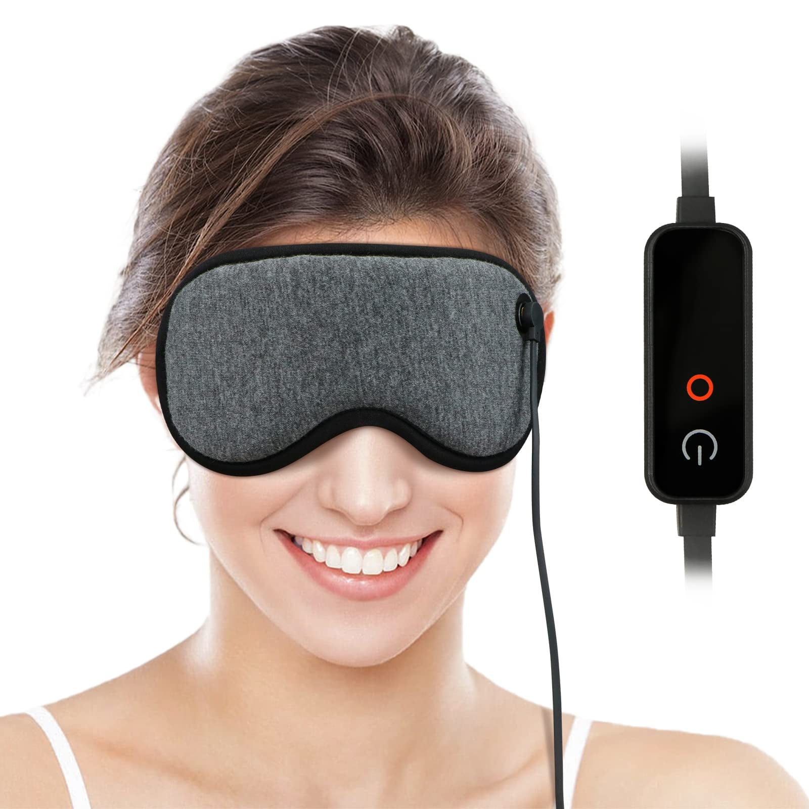 Jeenda Heated Steam Eye MMF7 Mask, Warm Compress For Eyes, Pressure ...