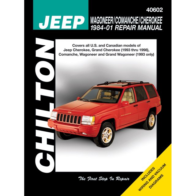 Jeep (1984-01) for of Jeep Cherokee, Gr& Cherokee (1993-98), Comanche, Wagoneer & Gr& Wagoneer ...