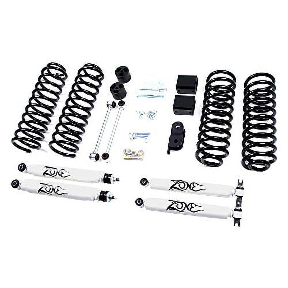 Jeep 3" JK Wrangler Full Suspension Lift kit Zone Offroad 2 door w ...