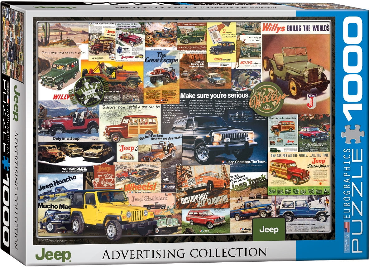 Jeep Advertising Collection 1000-Piece Puzzle - Walmart.com