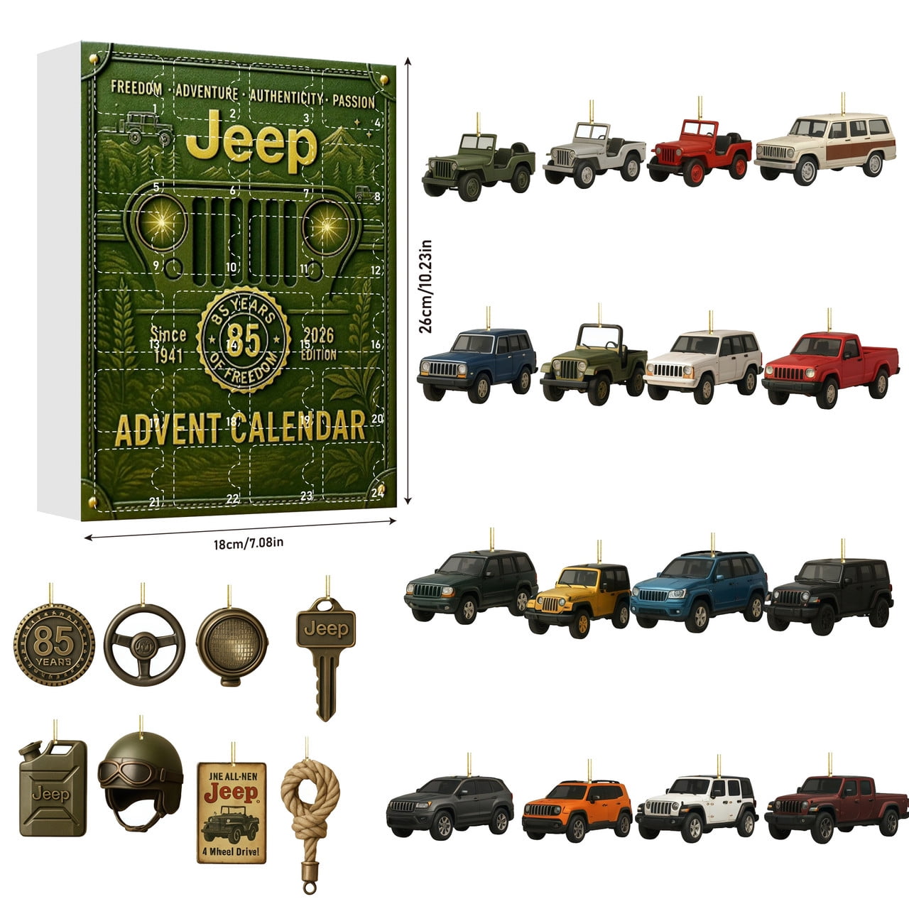 Jeep Car Blind Box Advent Calendar Figures Party Favors 2025 2026 ...