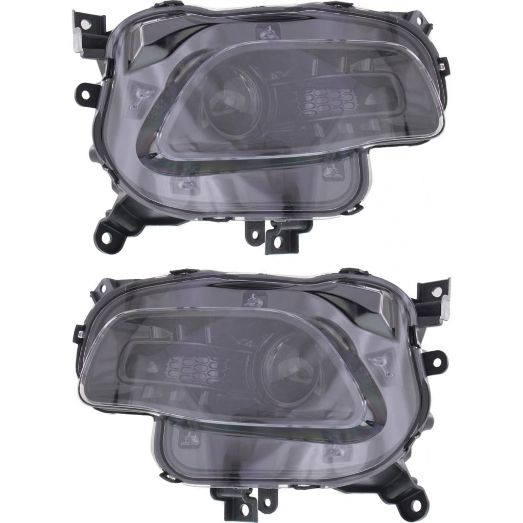 For Jeep Cherokee Headlight Assembly 2014 15 16 2017 Pair Driver and ...