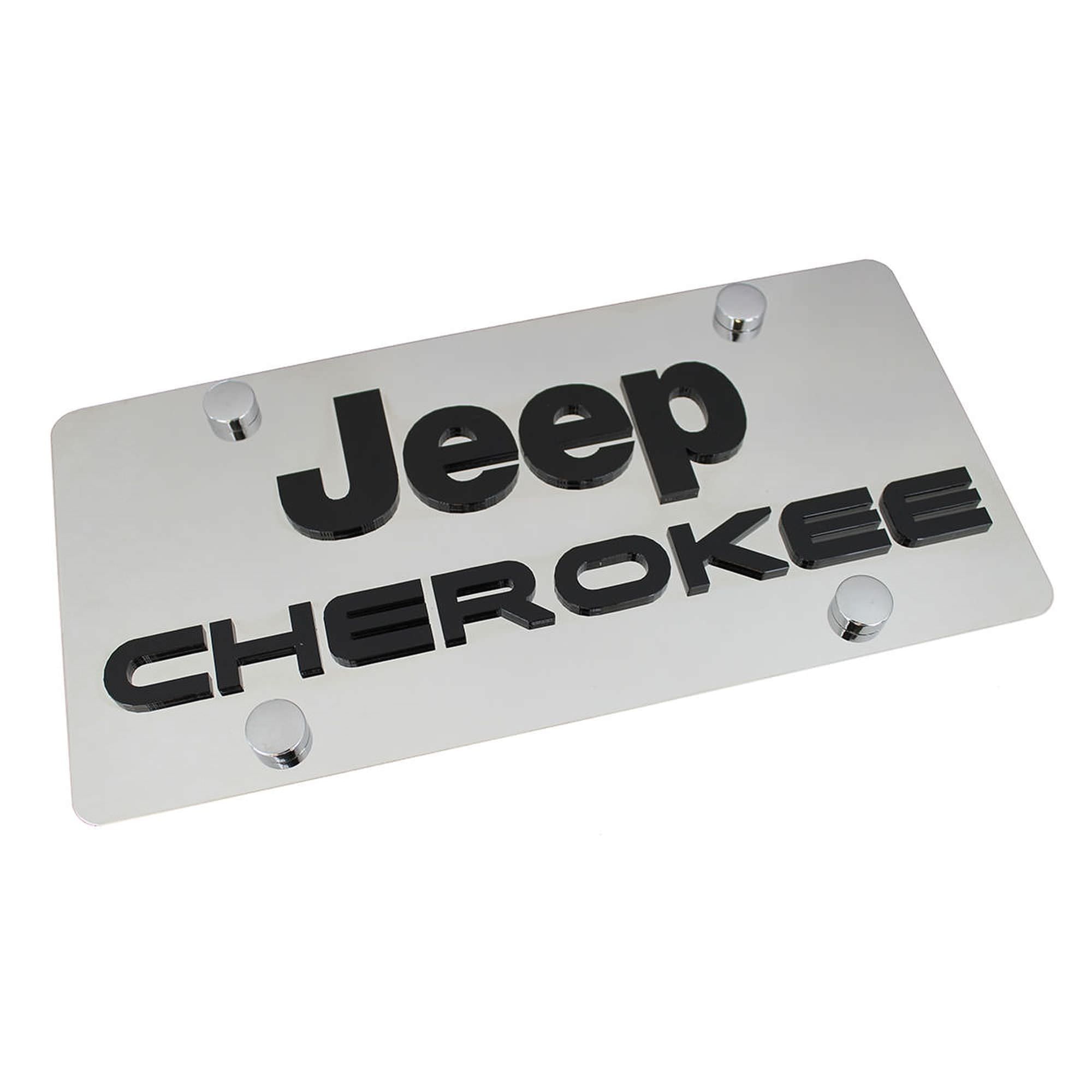 Jeep Cherokee License Plate (Chrome) - Walmart.com