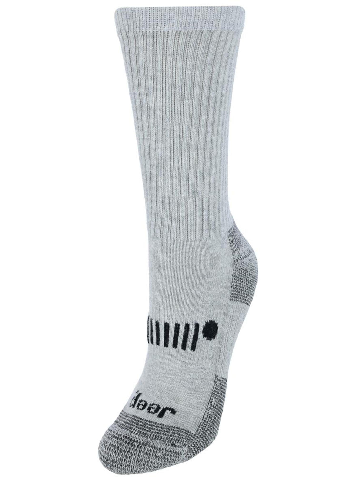 Jeep Classic Cotton Crew Socks (3 Pair Pack) (Women) - Walmart.com