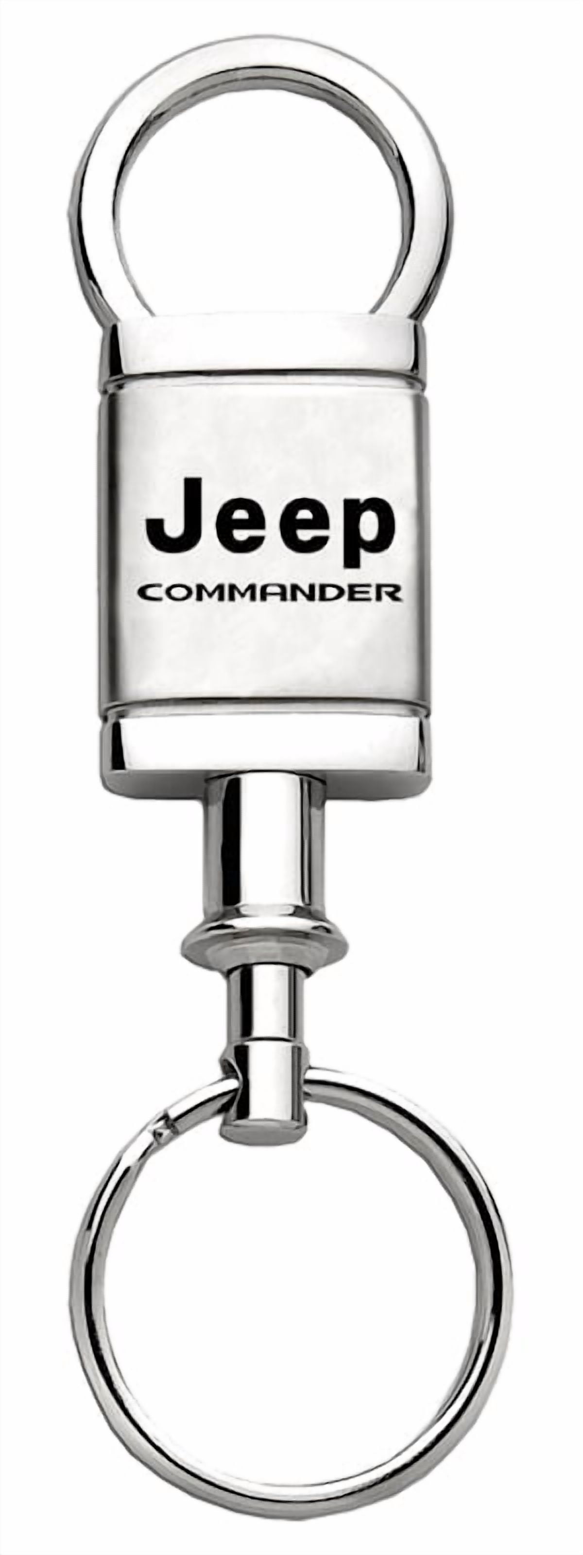 Jeep Commander Satin Chrome Valet Key Chain (Silver) - Walmart.com