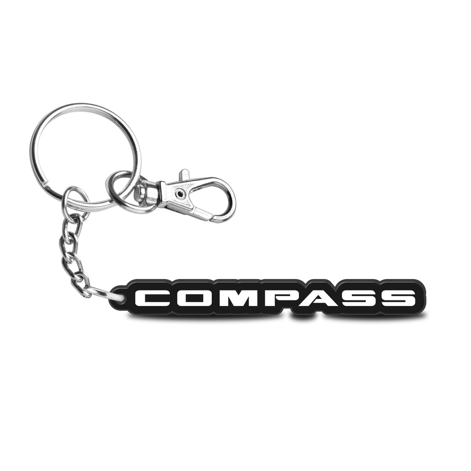 Jeep Compass Custom Laser Cut Full-Color Printing Acrylic Charm Key ...