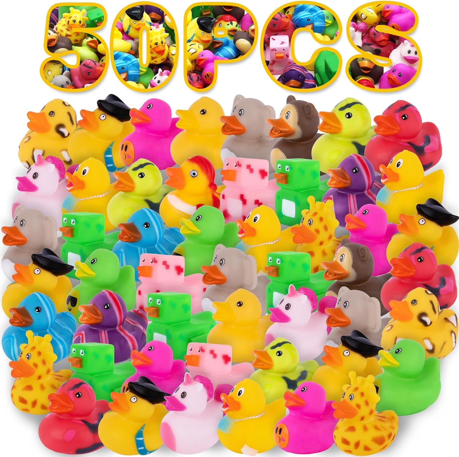 Jeep Ducks - 100 Rubber Ducks for Jeep Ducking, Fun Rubber Duckies in ...