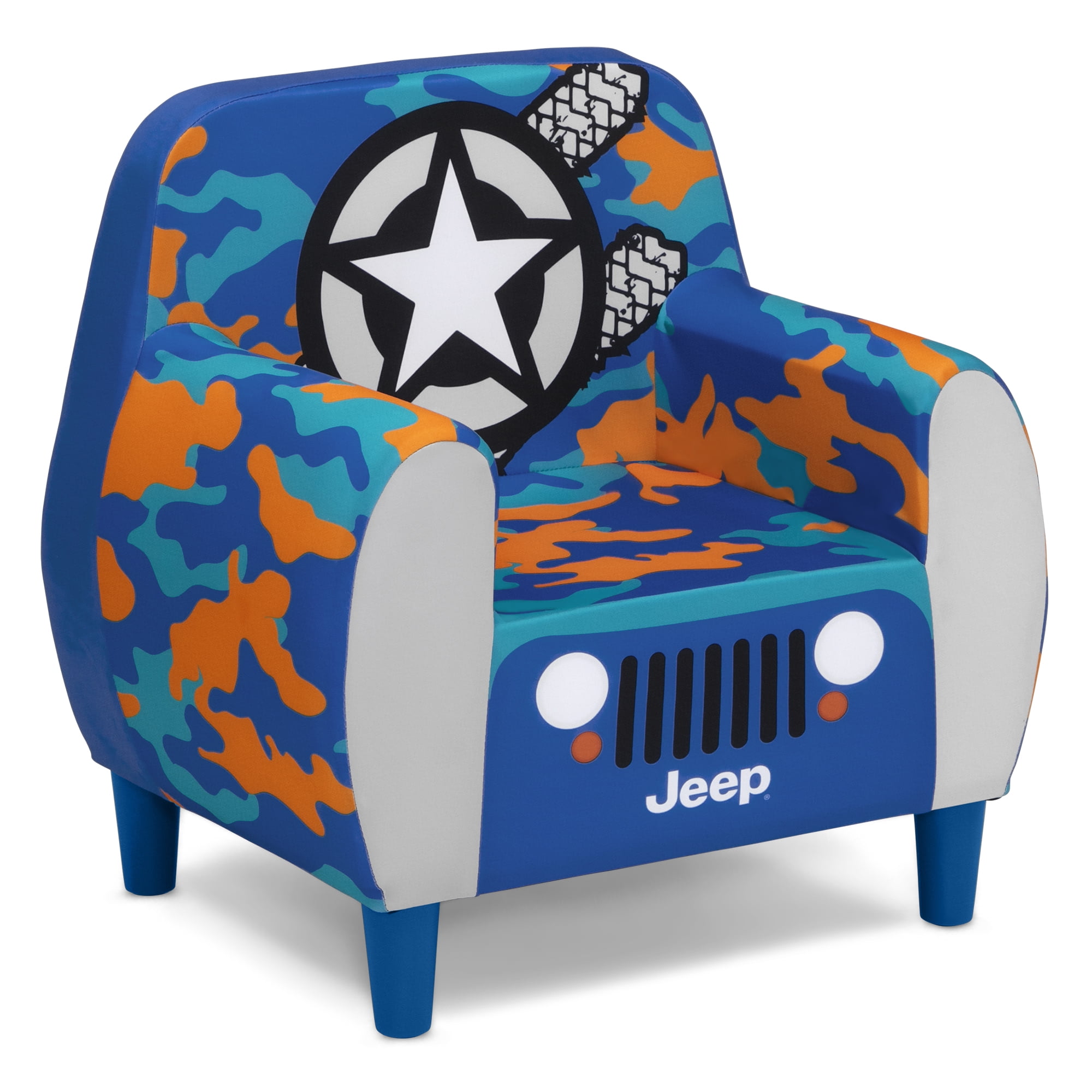 Jeep Foam Chair by Delta Children, Blue - Walmart.com