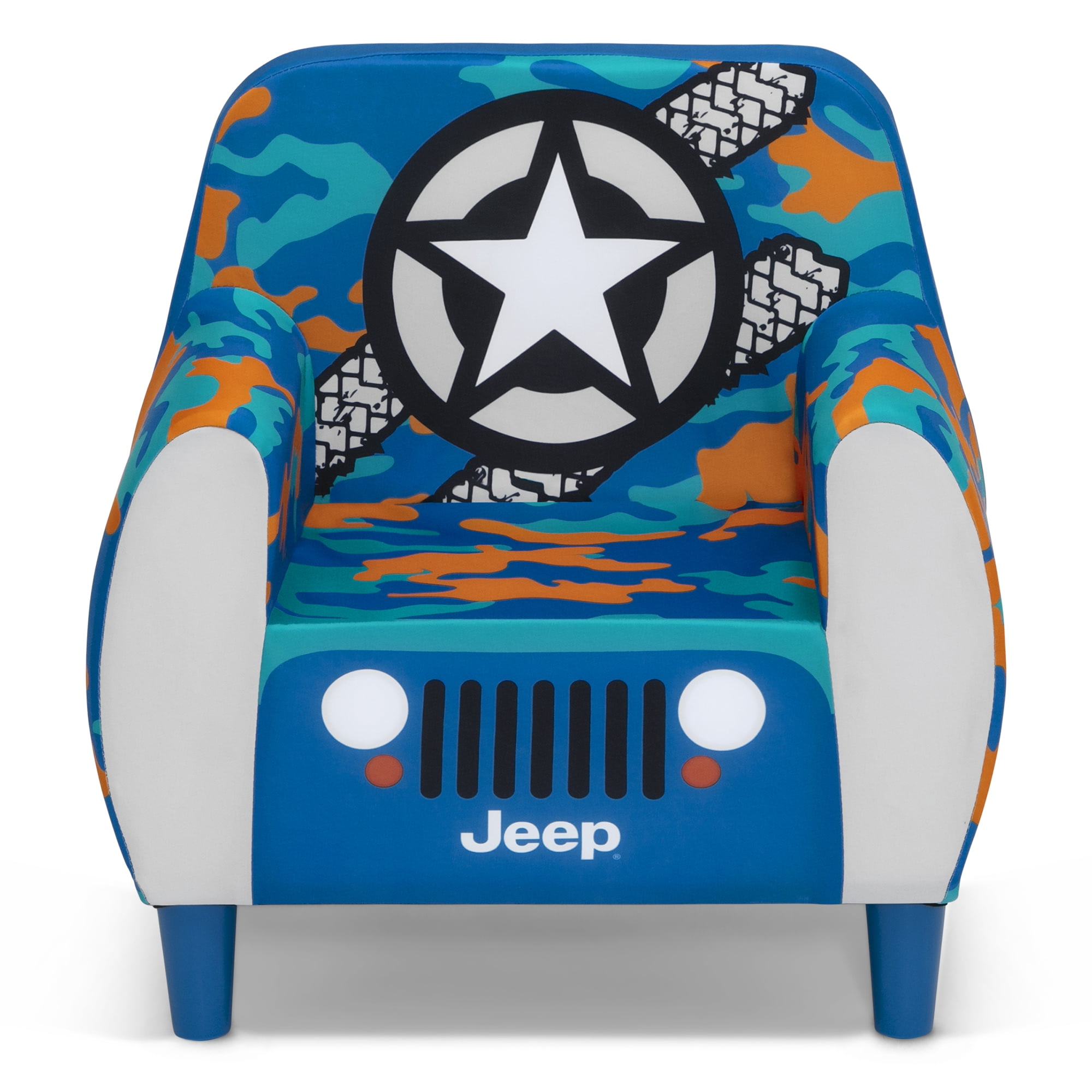 Jeep Foam Chair by Delta Children, Blue - Walmart.com